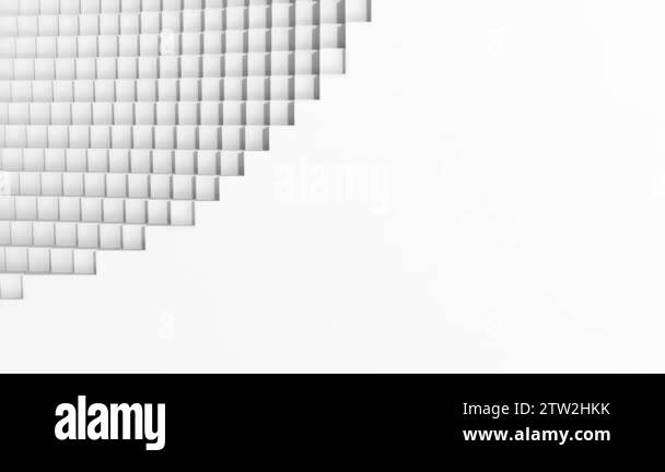 A bright white looping animated cubes background. HD Resolution. Great ...
