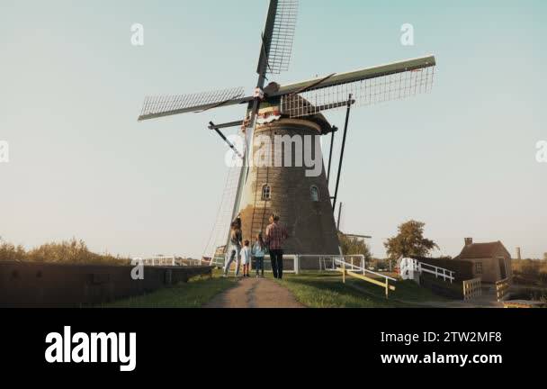 Landmark the old wind mill Stock Videos & Footage - HD and 4K Video ...