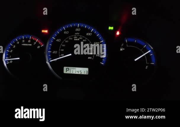 Dashboard car speedometer rpm pointer Stock Videos & Footage - HD and ...