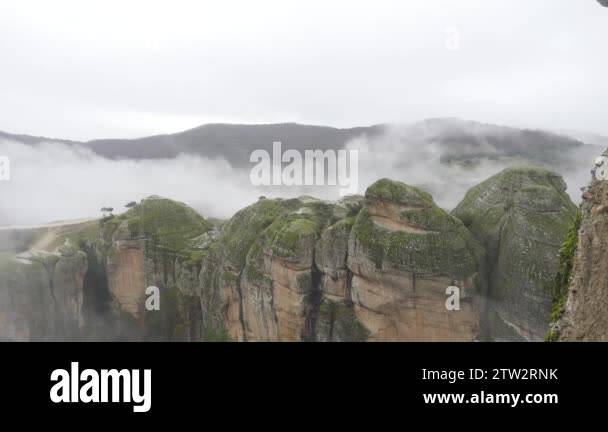 Beautiful cloudy winter meteora landscape Stock Videos & Footage - HD ...