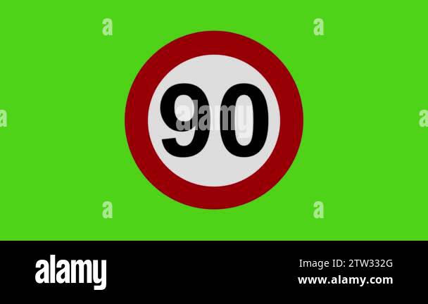 French speed limit sign Stock Videos & Footage - HD and 4K Video Clips ...