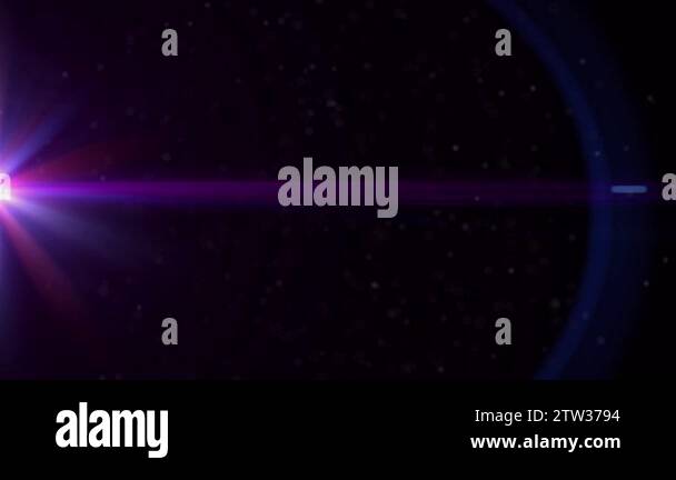 anamorphic lens flare 3840x2160 4K, lights background Stock Video ...