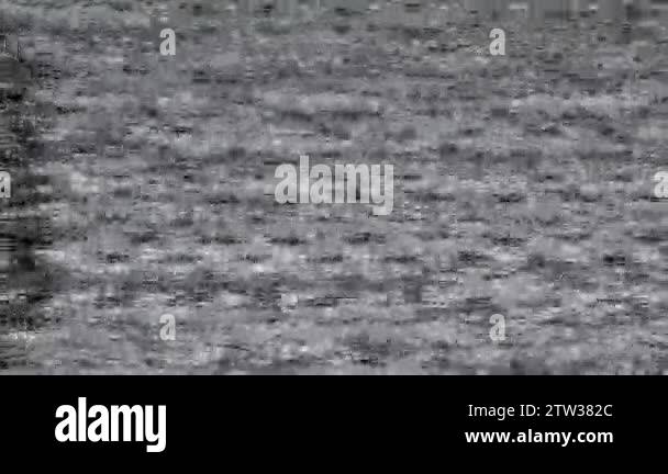 Background with realistic flickering, analog TV signal with bad ...