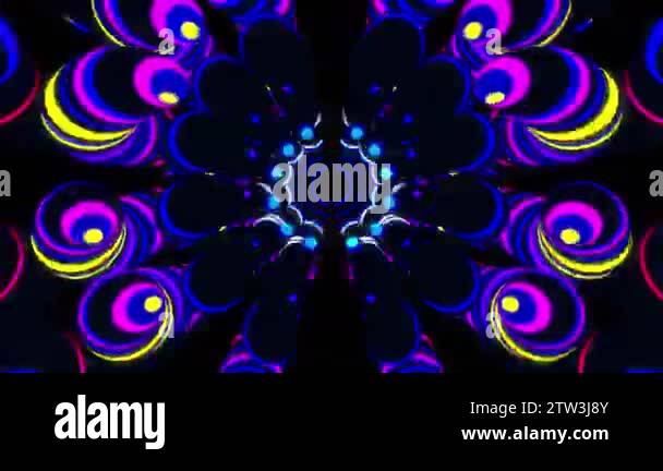 Looped seamless footage for your event, concert, stage design, title ...