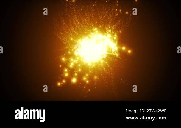Shockwave Power Fire Explosion Loop/ Animation of a powerful fire speed explosion wave effect ...