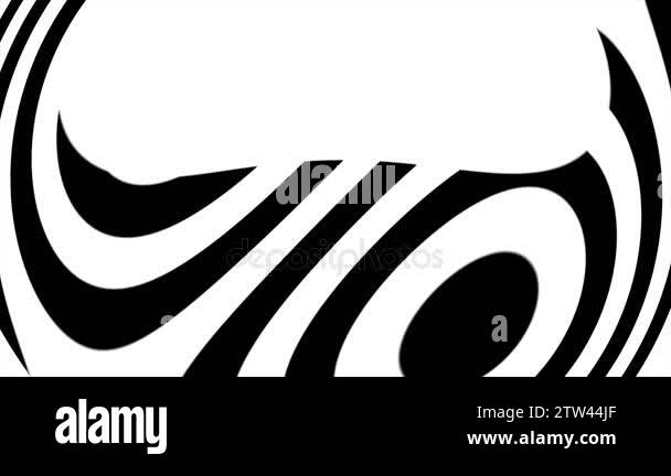 Abstract CGI motion graphics and animated background with moving black ...