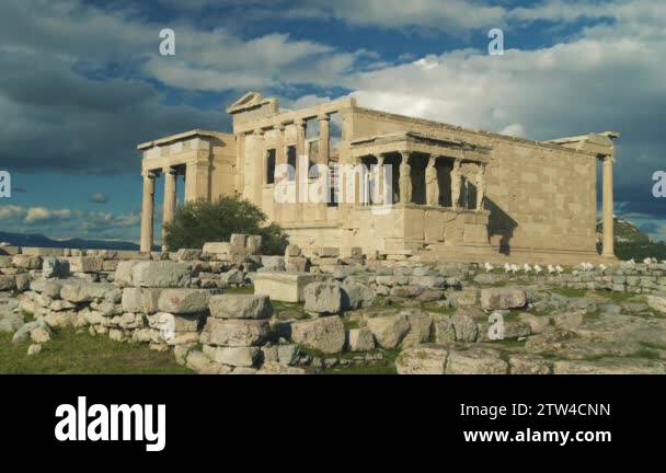 Temple of Athena Erechtheion. The Acropolis is one of the most ...