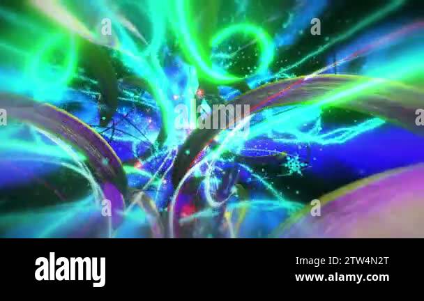 Looped seamless footage for your event, concert, stage design, title ...