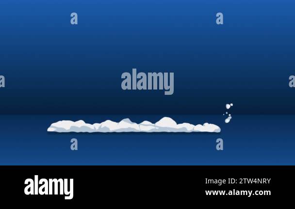 Smoke animation from fast movement. Animation element for game. Cartoon ...