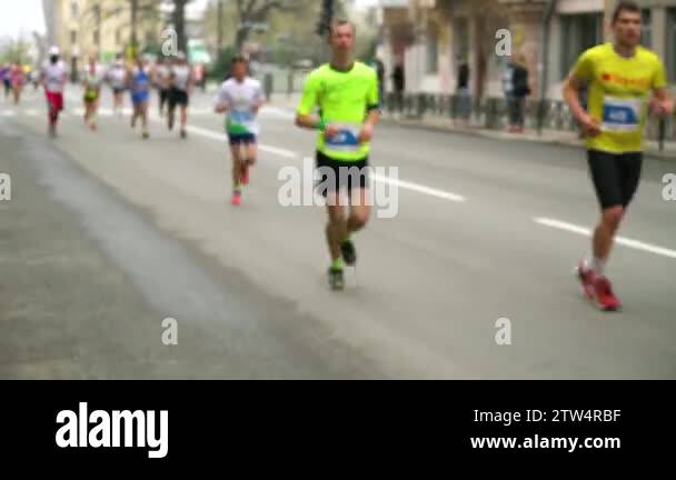 Running runners crowd sunny city Stock Videos & Footage - HD and 4K ...