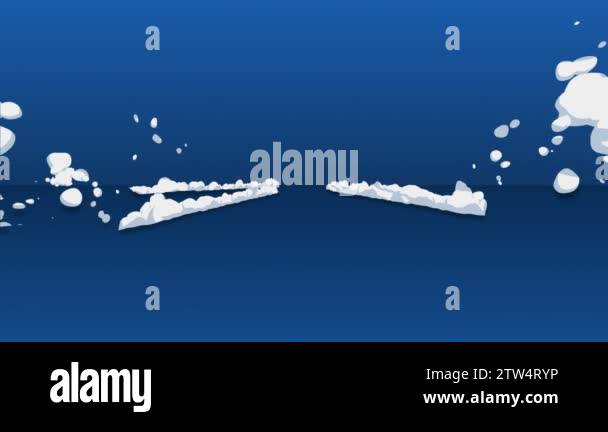 Smoke animation from fast movement. Animation element for game. Cartoon ...