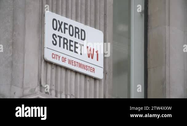 Oxford street road sign Stock Videos & Footage - HD and 4K Video Clips ...