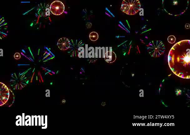 Looped seamless footage for your event, concert, stage design, title ...