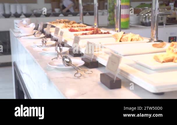 Luxury hotel breakfast buffet bakery Stock Videos & Footage - HD and 4K ...