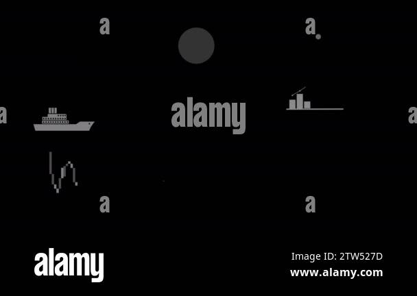 Graphic chart infographic template motion with alpha channel.Motion ...
