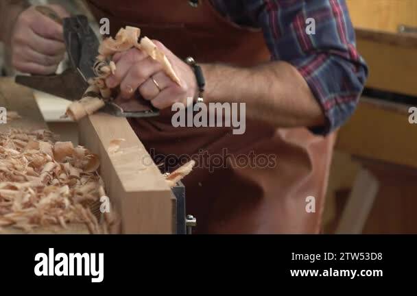 Joiner Planes Solid Wood in his Workshop/Cabinet maker planes the beech ...
