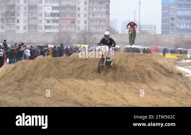 Motocross riders jumping off Stock Videos & Footage - HD and 4K Video ...