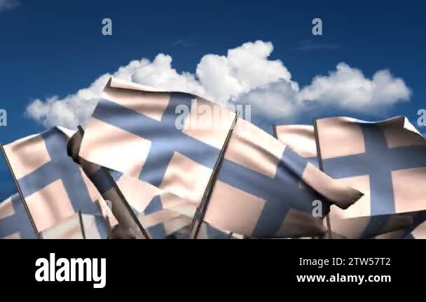 Finnish national flags on Stock Videos & Footage - HD and 4K Video ...