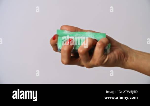 Sponge in hand Stock Videos & Footage - HD and 4K Video Clips - Alamy