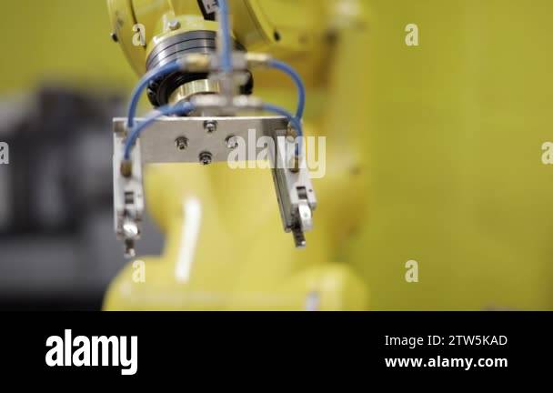 Modern Industrial automation. Robotic Arm with Gears - Speed Ramp Stock ...