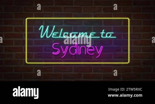 Welcome to sydney sign Stock Videos & Footage - HD and 4K Video Clips ...