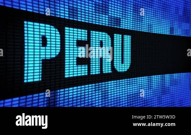 Peru sign board Stock Videos & Footage - HD and 4K Video Clips - Alamy