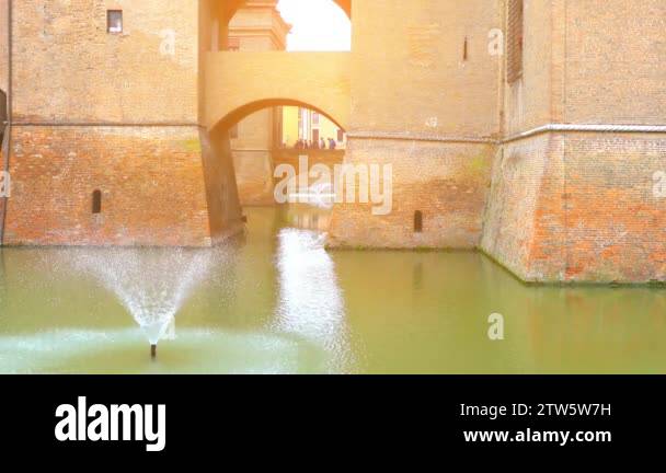 Ferrara, Italy: Este castle (Castello Estense) or castello di San ...