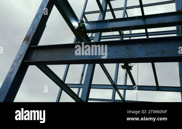 Steel beam tower Stock Videos & Footage - HD and 4K Video Clips - Alamy
