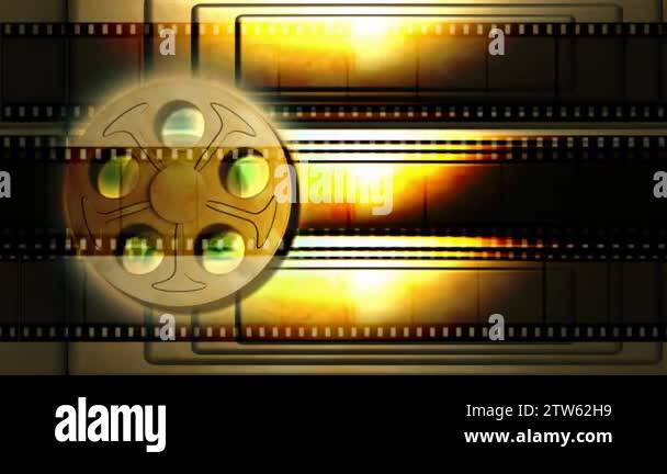 Film Reel Animated Background Loop Stock Video Footage - Alamy