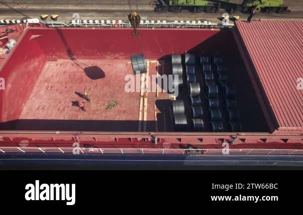 Unloading ship in port Stock Videos & Footage - HD and 4K Video Clips ...