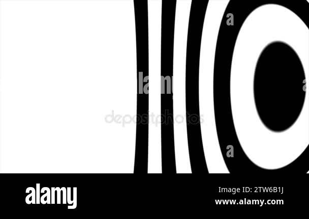 Dynamic black and white transition animation covering the screen and ...