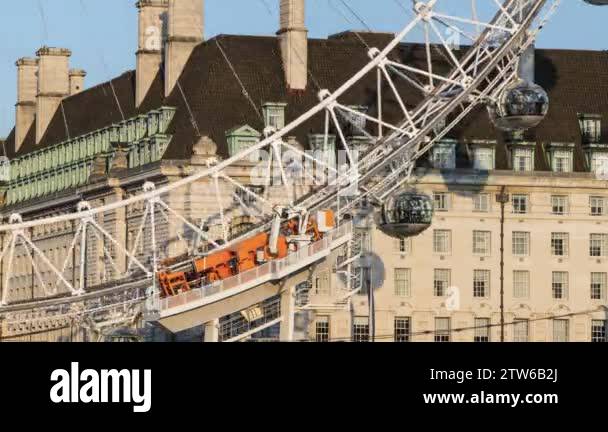 Iconic Coca Cola London Eye 4K UHD Time Lapse Video with Great Zoom ...