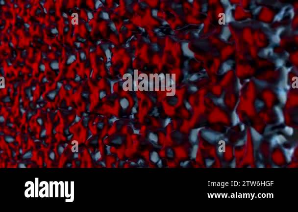 Dark red mysterious changing surface. Loop ready animation. Animation ...