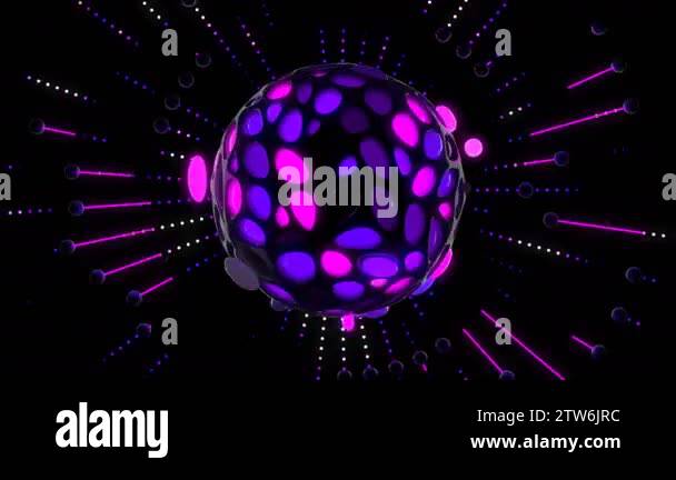 Looped seamless footage for your event, concert, stage design, title ...