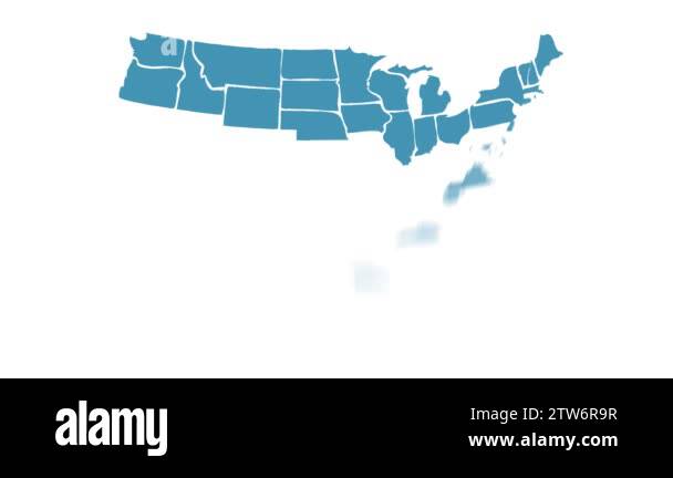 Fifty states map Stock Videos & Footage - HD and 4K Video Clips - Alamy