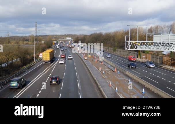 Uk smart motorway gantry Stock Videos & Footage - HD and 4K Video Clips ...