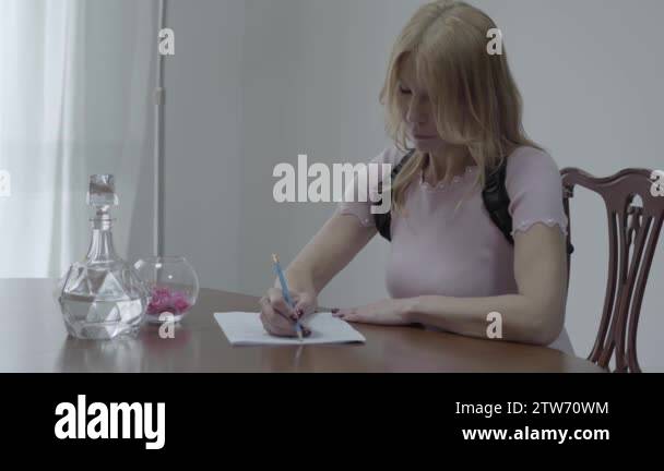 Woman writing table part Stock Videos & Footage - HD and 4K Video Clips ...