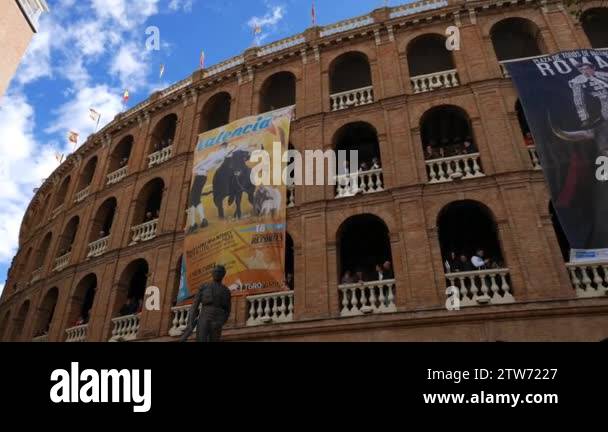 VALENCIA, SPAIN - MARCH 11, 2018: "Plaza de Toros" bullring in Valencia ...