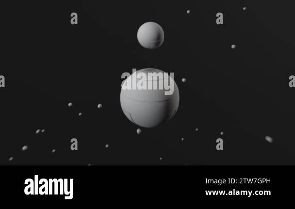 Abstract spheres. CGI motion backgrounds Stock Video Footage - Alamy