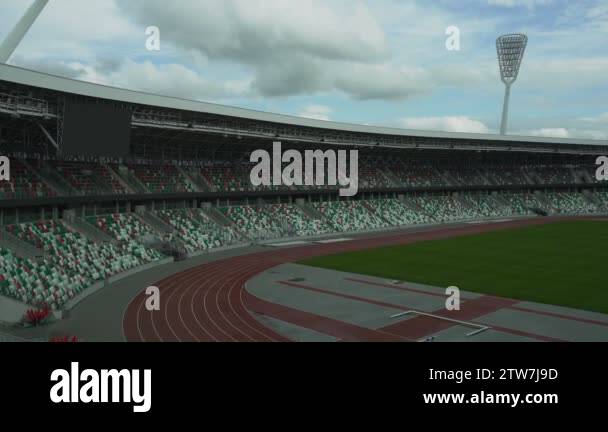Inside the National olympic Stadium for athletics competitions of 2nd ...