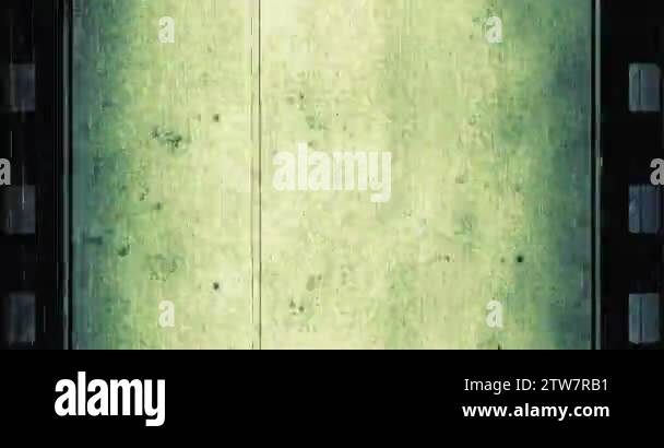 4K Distorted Old Film Look - Old film look effect with a lot of dirt ...