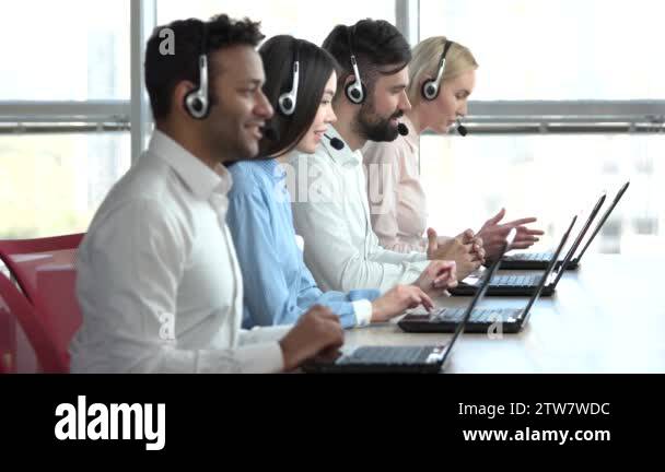 Call centre employees Stock Videos & Footage - HD and 4K Video Clips ...