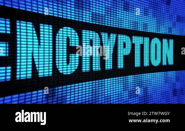 Data Encryption Side Text Scrolling LED Wall Pannel Display Sign Board ...