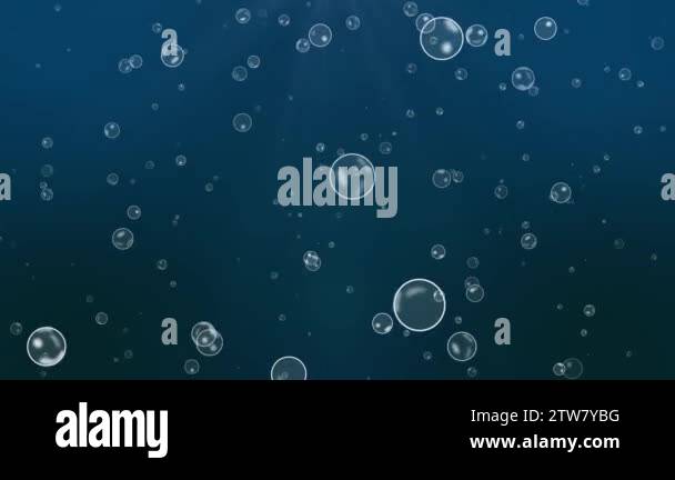 Cartoon animation of oxygen moving upwards in an incremental manner ...