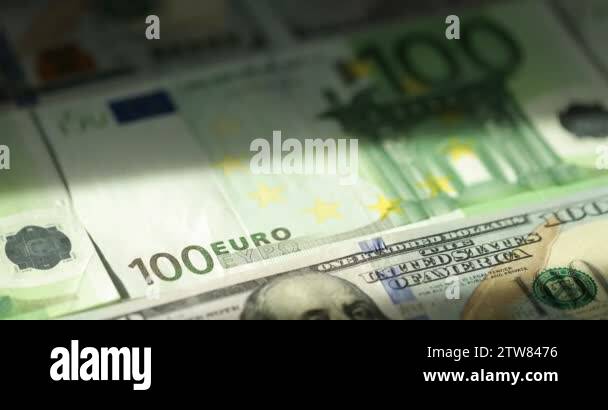 Euro, US dollar, international paper money. Main word currency US ...