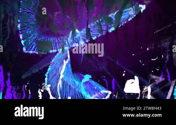 Looped seamless footage for your event, concert, stage design, title ...