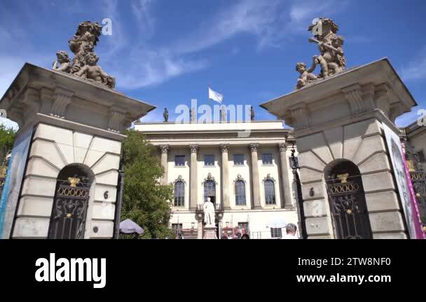 BERLIN,GERMANY-25 APRIL,2019: Video of Humboldt University of Berlin in ...