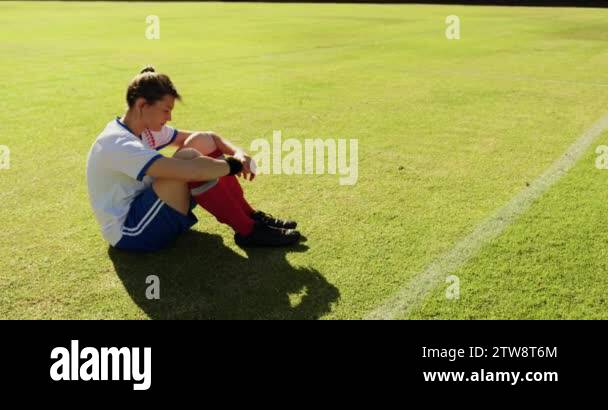 Young female soccer player sitting Stock Videos & Footage - HD and 4K ...