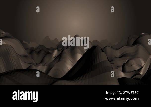 Low Poly Cave Tunnel Zoom at Glowing Light at End Animated 3D Rendered ...