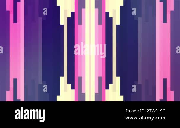 abstract soft purple color moving vertical pixel block background ...